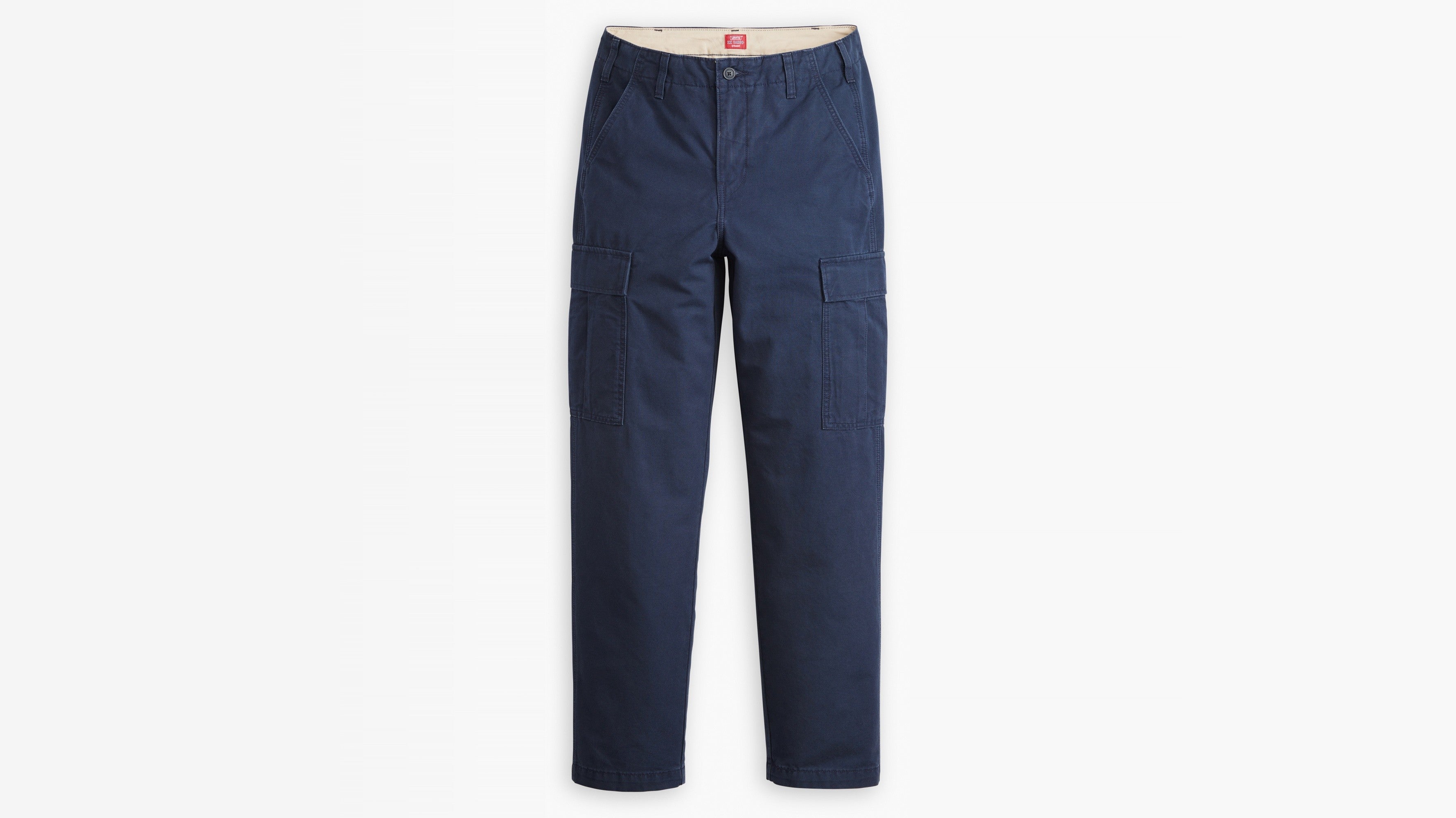 Levis® Mens XX Cargo Straight Pants - Navy Blazer Non-Stretch Canvas ...