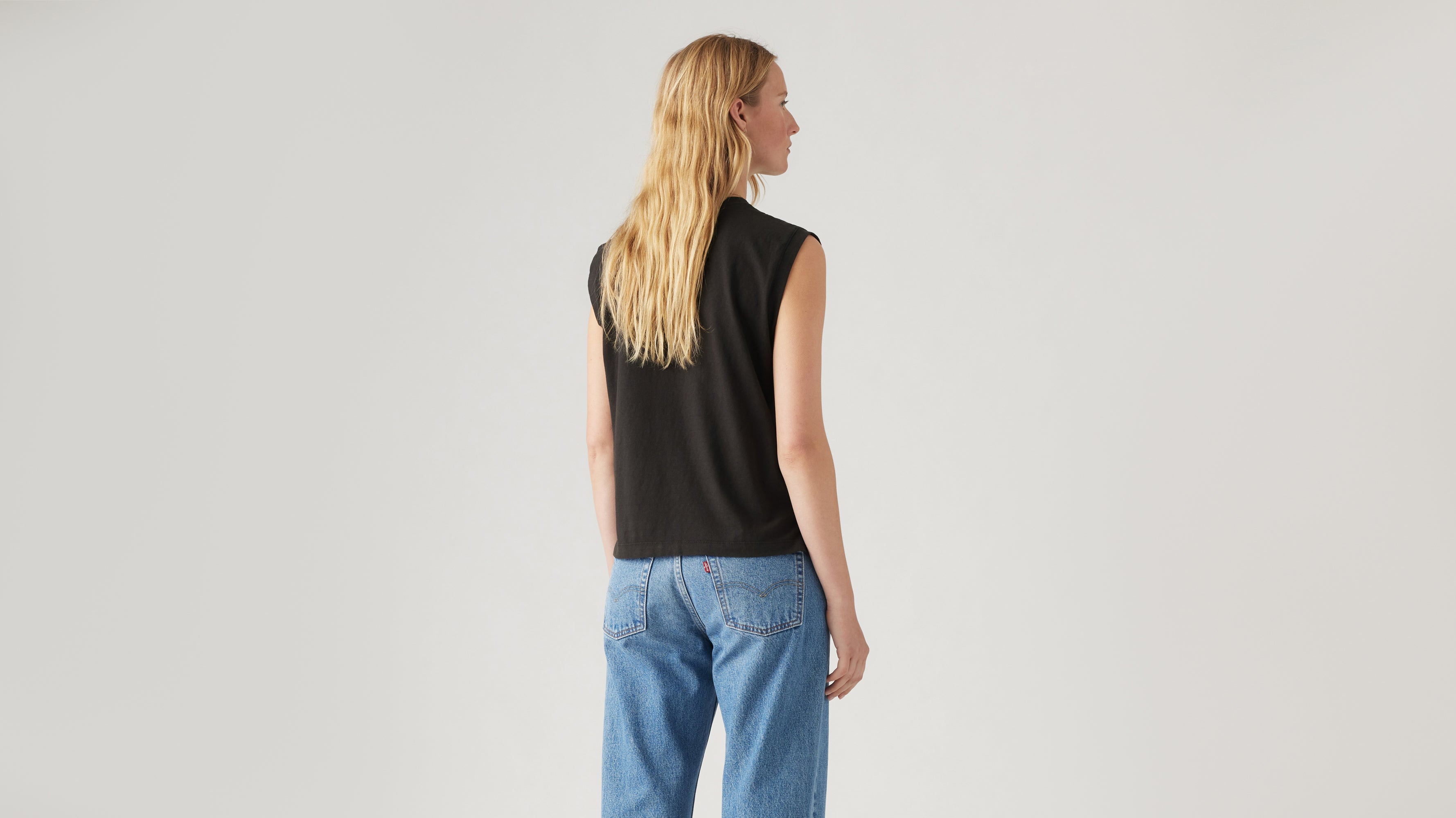 Levi's® Women's Boxy Tank - Caviar Slub | Levi's MY