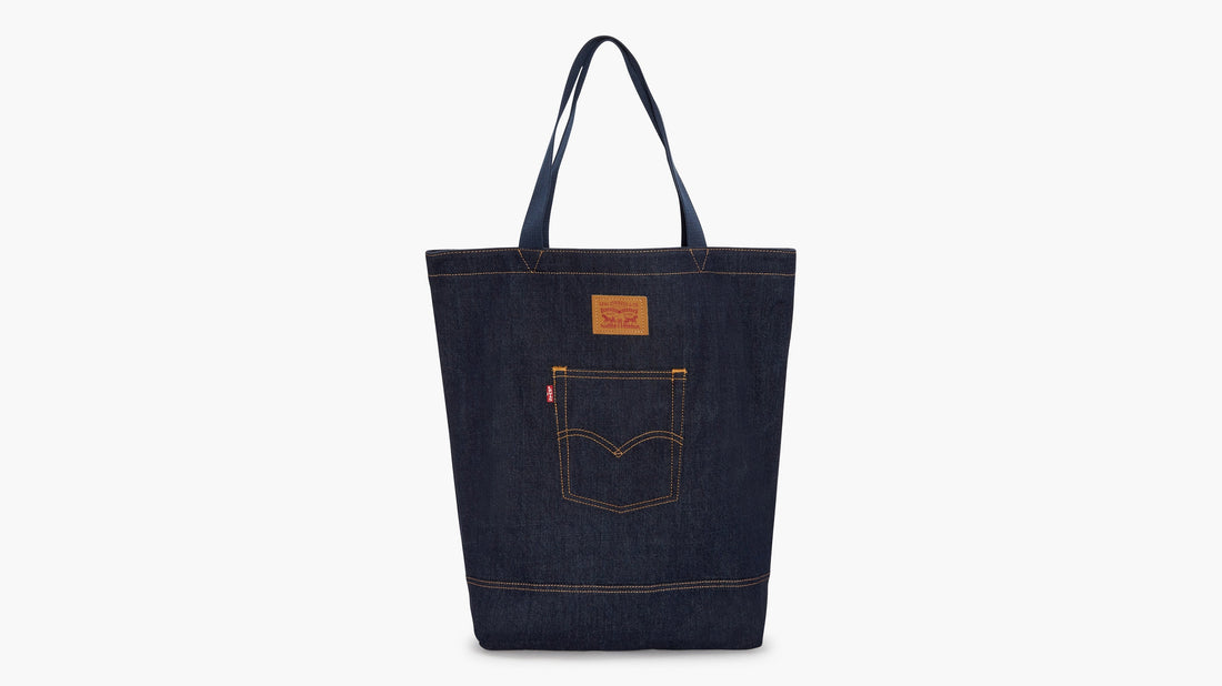 Levi's® Men's Back Pocket Tote - Navy Blue | Levi's MY