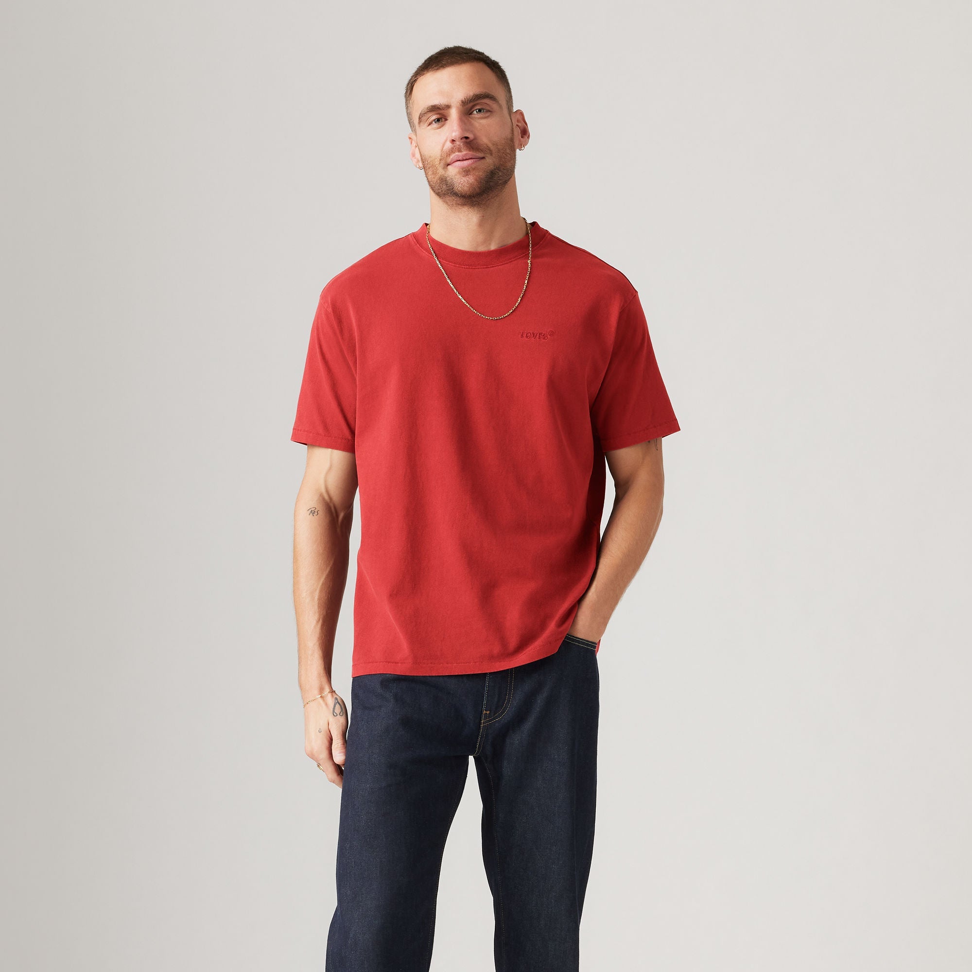 Levi's® Men's Red Tab Vintage T-Shirt - Red | Levi's MY