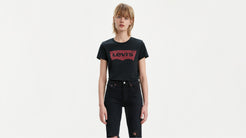 Levi's® Women's Perfect Tee - Mineral Black | Levi's MY